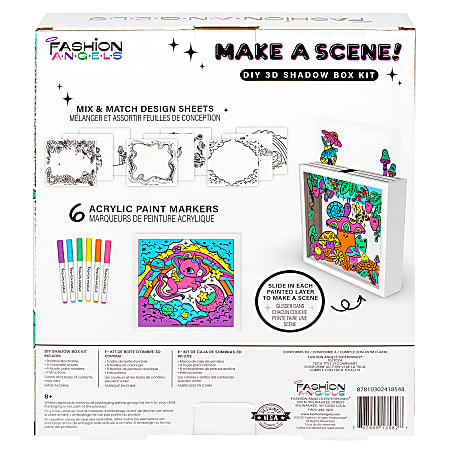 Fashion Angles Make A Scene DIY Shadow Box Kit Kit Of 16 Pieces ...