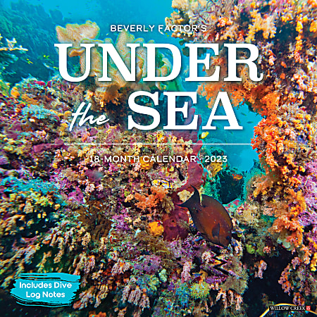 Willow Creek Press Animals Monthly Wall Calendar 12 x 12 Under The Sea ...