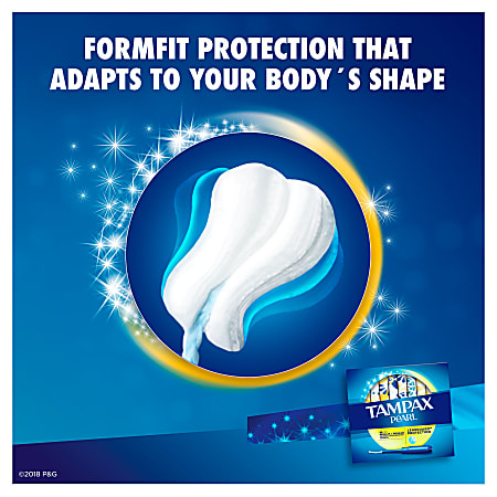Tampax Pearl Regular Absorbency Tampons Pack of 96 - Office Depot