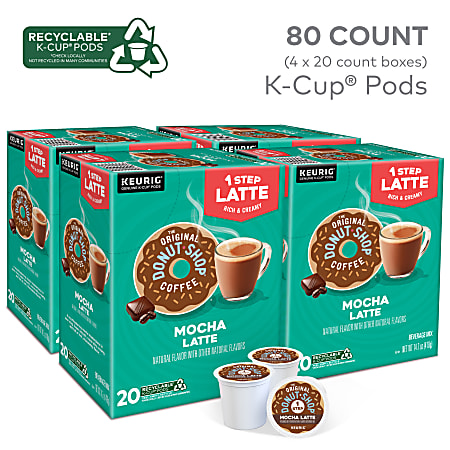 The Original Donut Shop One Step Mocha Latte Keurig Single Serve K Cup ...