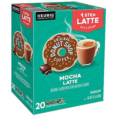 The Original Donut Shop One Step Mocha Latte Keurig Single Serve K Cup ...