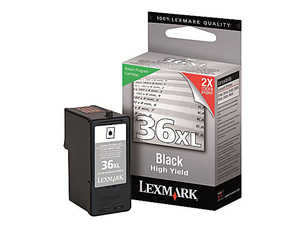 Lexmark 36XL Black High Yield Ink Cartridge 18C2170 - Office Depot