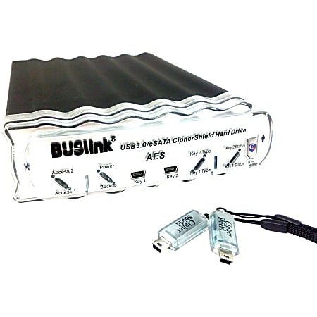 Buslink CipherShield CSX 4T U3KKB 4 TB Hard Drive SATA 3.5 Drive ...