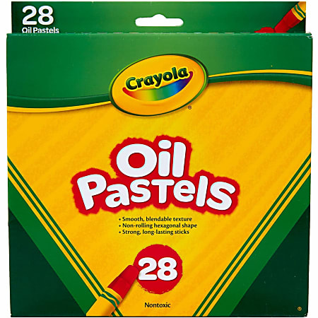 Crayola Oil Pastels Assorted Colors Set Of 28 Pastels - Office Depot