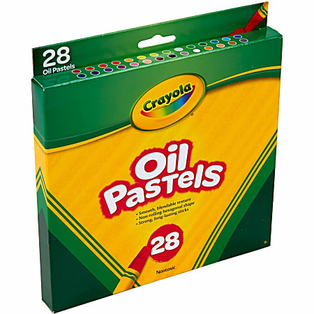 Crayola Oil Pastels Assorted Colors Set Of 28 Pastels - Office Depot