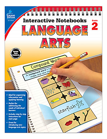 Carson Dellosa Interactive Language Arts Notebook Grade 2 - Office Depot