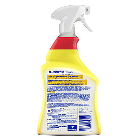 Lysol® Disinfectant All-Purpose Cleaner, Lemon Breeze Scent, 32 Oz ...