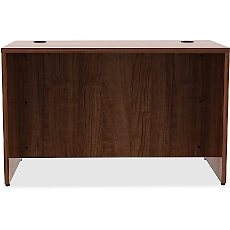 Lorell Essentials 48 W Rectangular Computer Desk Shell 24 D Walnut ...