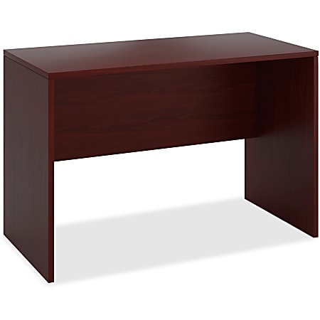 HON 10500 Standing Height Desk Shell Mahogany - Office Depot