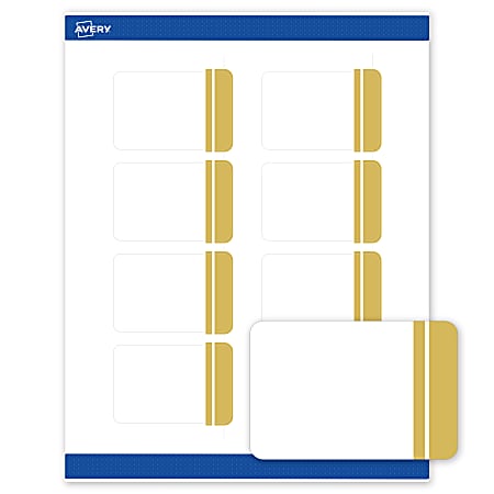 Avery Print To The Edge Labels Sure Feed S00 DK9 PRWMP10 2 x 3 Matte ...