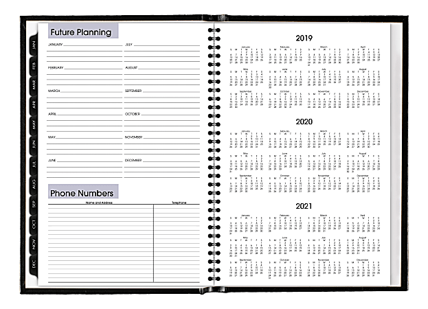 AT A GLANCE DayMinder 14 Month Monthly Planner With Hard Cover 8 x 11 ...