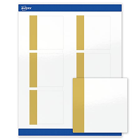 Avery Print To The Edge Labels Sure Feed S00 DJQ PRWGP10 3 x 3 Glossy ...