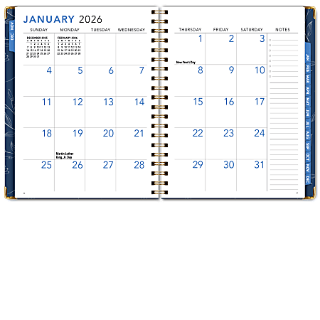 2026 Excello Brands Large Print DailyWeeklyMonthly Planner 7 x 9 ...