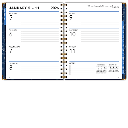 2026 Excello Brands Large Print DailyWeeklyMonthly Planner 7 x 9 ...