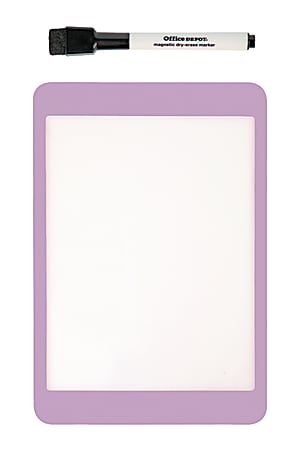 Office Depot Brand Magnetic Dry Erase Tablet With Marker 5 516 x 7 78 ...
