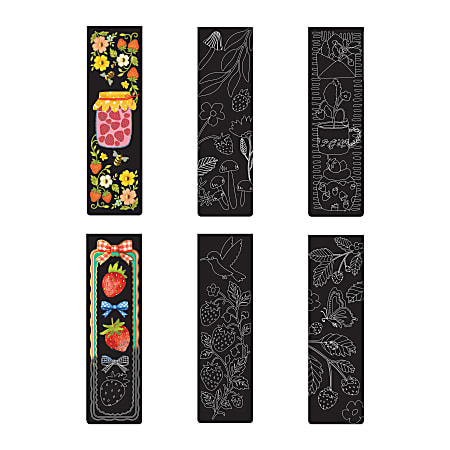 Brea Reese Scratch Art Bookmark Kit Strawberry 1 910 x 7 Kit Of 11 ...
