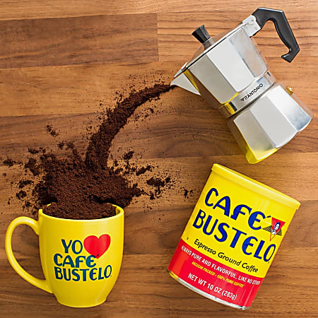 Cafe Bustelo Espresso Coffee Dark Roast 10 Oz Per Bag Can ODP Business Solutions