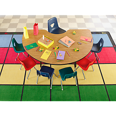 Lorell Classroom Adjustable Activity Table Legs Standard Height ...