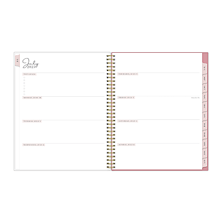 2025 2026 Blue Sky RP Peony PP WeeklyMonthly Academic Planning Calendar ...
