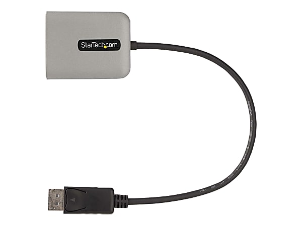 StarTech.com Dual Monitor DisplayPort 1.4 Splitter DisplayPort to 2x DP Multi Monitor Adapter ...