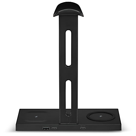 iLive 5 in 1 Headphone Stand And Wireless Charger 9 12 H x 5 18 W x 7 ...