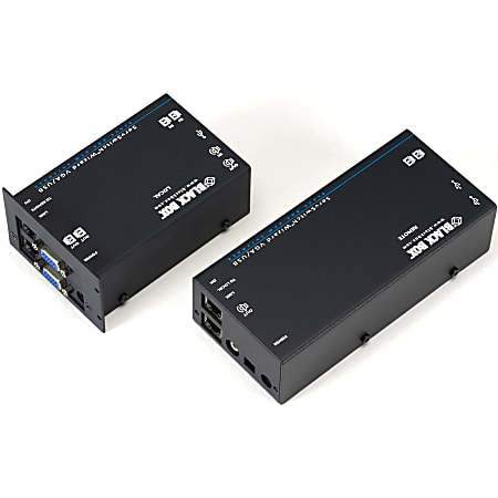 Black Box ServSwitch Wizard USB KVM Extender with Dual Head VGA and ...