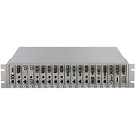 Omnitron iConverter 19 Module Chassis Modular expansion base 2U ...
