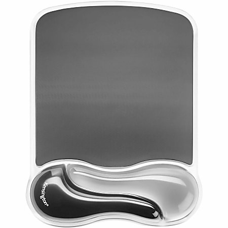 Kensington Duo Gel Mouse Pad Wrist Rest 1.70 Height x 11.40 Width Gray ...