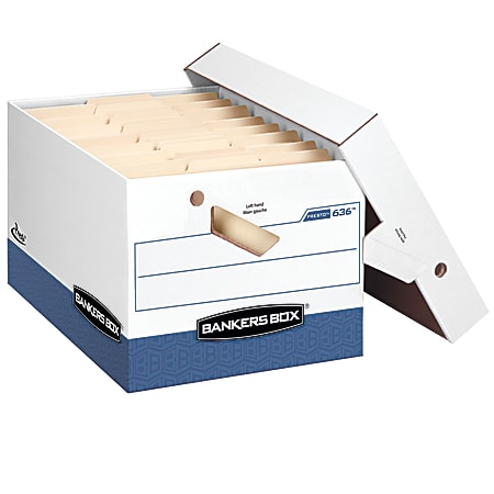 Bankers Box Presto Heavy Duty Storage Boxes LetterLegal Size 15 x 12 x ...