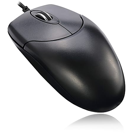 Adesso HC 3003PS PS2 Optical Mouse Black - Office Depot
