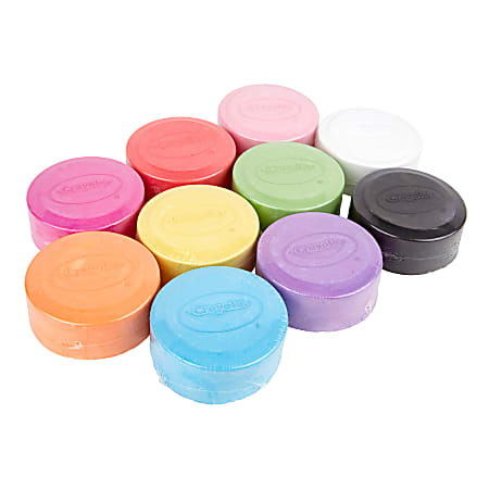 Crayola Washable Outdoor Super Chalk Tray Assorted Colors Pack Of 10 ...