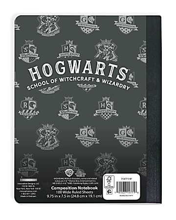 Innovative Designs Licensed Composition Notebook 7 12 x 9 34 Single ...