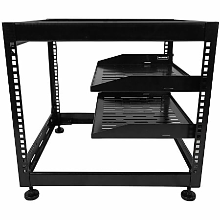 Sanus Component Series AV Rack 10RU Open Frame Network Rack 26in Height ...