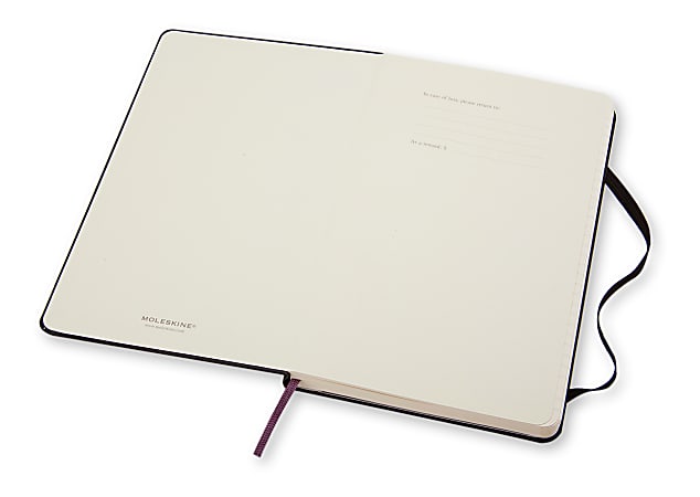 Moleskine Classic Hard Cover Notebook 5 x 8 14 Ruled 240 Pages Black ...