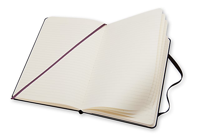 Moleskine Classic Hard Cover Notebook 5 x 8 14 Ruled 240 Pages Black ...