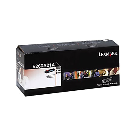 Lexmark E260A21A Black Toner Cartridge - Office Depot