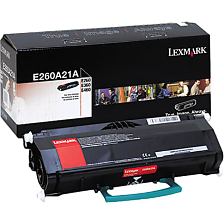 Lexmark E260A21A Black Toner Cartridge - Office Depot