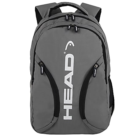 HEAD Borris Backpack With 15 Laptop Pocket Gray - Office Depot