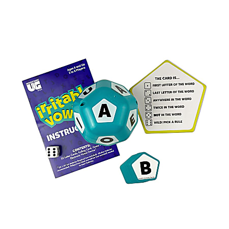 University Games Irritable Vowels Game - Office Depot