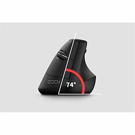 CODi 6 Button Wireless Multi Device Ergonomic Mouse Rechargeable ...