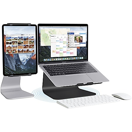 Rain Design mStand360 Aluminum Laptop Stand With Swivel Base Black ...