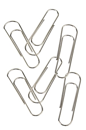 Office Depot Brand Paper Clips Pack Of 6 Jumbo Silver - ODP Business ...