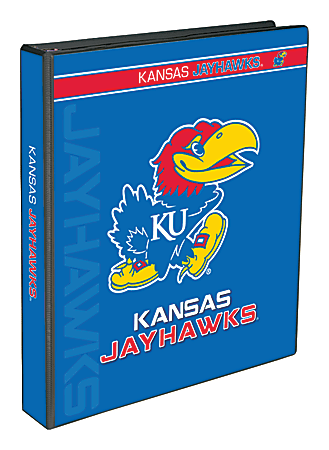 Markings by C.R. Gibson 3 Ring Binder 1 Round Rings Kansas Jayhawks ...