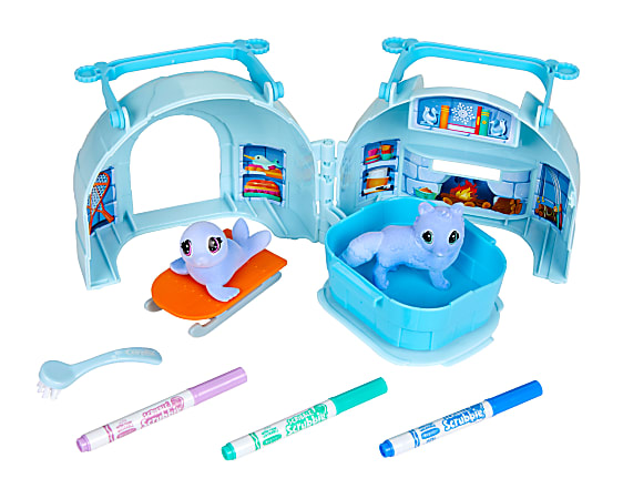 Crayola Scrubble Scrubbies Arctic Igloo Assorted Colors - Office Depot