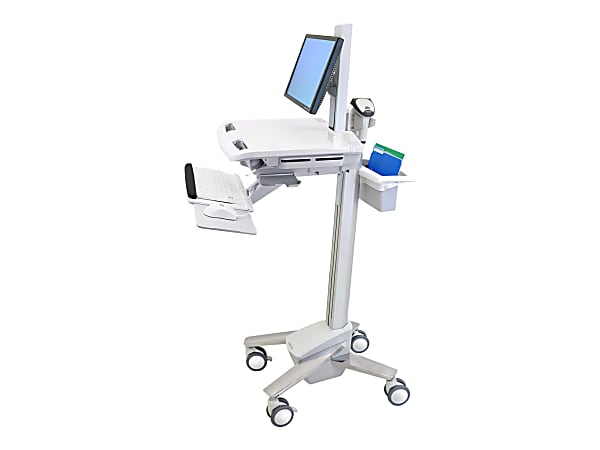 Ergotron StyleView Medical Cart 1 Drawer 35 lb Capacity 4 Casters ...