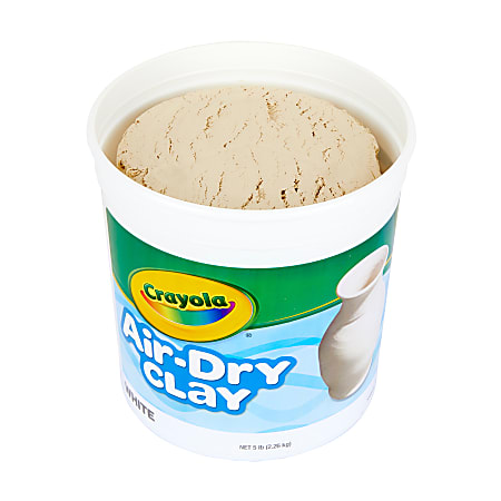 Crayola Air Dry Clay 5 Lb White Pack of 2 Tubs - Office Depot