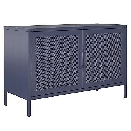 Novogratz Channing 40 W 2 Door Storage Cabinet Navy - Office Depot