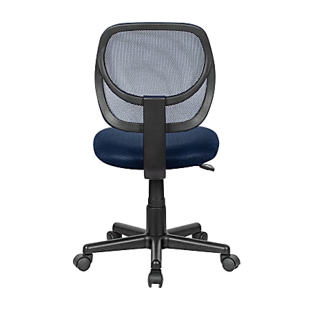 Imperial MLB Mesh Mid Back Armless Task Chair Boston Red Sox - Office Depot