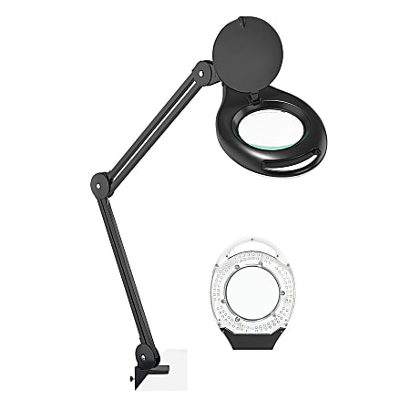 Realspace Clamp On Magnifier Task Lamp 24 H Black - Office Depot