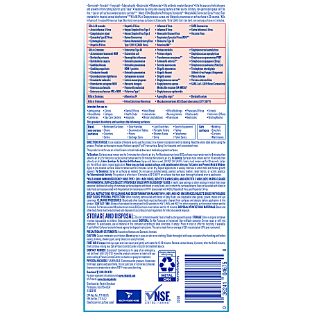 Lysol Professional Disinfectant Spray Fresh Scent 19 Oz Bottle - Office ...